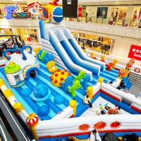 China Duck Inflatable Bouncy Castle Playground 0.55mm PVC CE Certified Jumping House for Kids 3-10 for sale