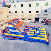 China Indoor Outdoor PVC Animal Inflatable Bouncy Castle with Slide 0.55mm CE for sale