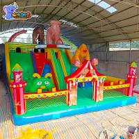 China Customization Inflatable Bouncy Castle Inflatable Bounce House With Slide for sale
