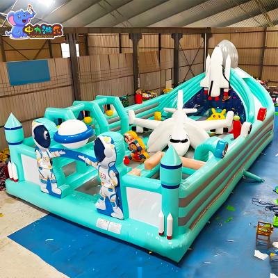 China Space Theme Inflatable Bouncy Castle for Kids 3-10 Years Indoor Play for sale