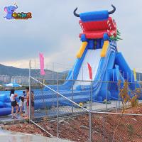 China Customization Inflatable Water Slide Dragon Inflatable Slide Amusement Park for sale