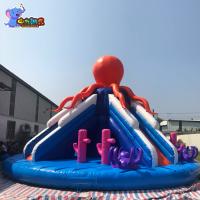 China Inflatable Octopus Water Slide for Outdoor Water Park 5-8 Min Setup PVC for sale