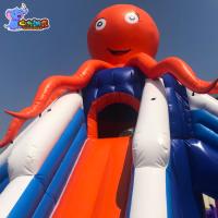 China Inflatable Octopus Water Slide for Outdoor Water Park 5-8 Min Setup PVC for sale