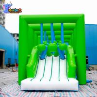 China Inflatable Water Slide Bounce House Outdoor Obstacle Course 3 Color PVC 5-8 Min Setup for sale
