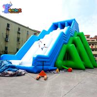 China Giant Inflatable Water Slide 3 Lane Commercial Bounce for Adults and Kids for sale