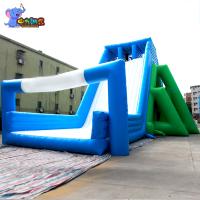 China Giant Inflatable Water Slide 3 Lane Commercial Bounce for Adults and Kids for sale