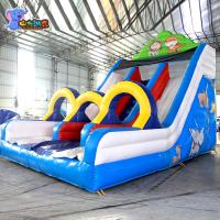 China Animal Themed Inflatable Water Slide for Kids with 2 Channels and 50,000 Sq Ft Factory for sale