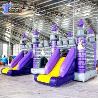 China Commercial Waterslide Inflatable Trampoline Castle Combo OEM for sale