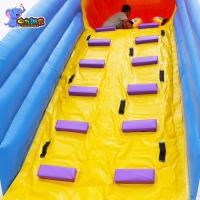 China 450kg Inflatable Water Slide Aircraft Theme Double Lane PVC Bounce Play for sale