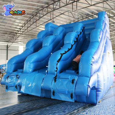 China Heavy Duty Inflatable 20 Ft Blow Up Water Slide Pool for Indoor Playgrounds for sale