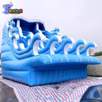 China Inflatable Water Slide Bouncer 0.8mm PVC Quick Inflation 5-8 Min Commercial Grade for sale