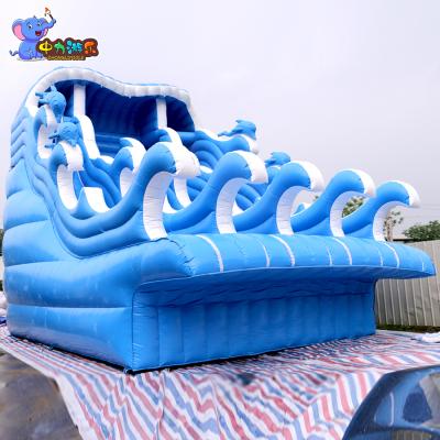 China Inflatable Water Slide Bouncer 0.8mm PVC Quick Inflation 5-8 Min Commercial Grade for sale