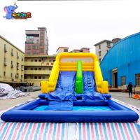 China Commercial PVC Inflatable Bouncy Castle Slide Pool Water Park 18ft Summer Carnival for sale