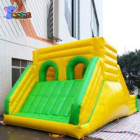 China Two Parallel Inflatable Portable Water Slide Bouncer Outdoor Wear Resistant 5-8 Min Inflation for sale