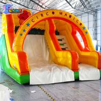 China 16ft Magical Circus Inflatable Water Slide for Festivals PVC Bouncy Kids Play for sale