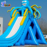 China Large Octopus Inflatable Water Slide Bouncy Castle Paddling Pool Customized for sale