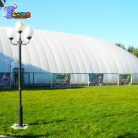 China Inflatable Air Dome PVDF Membrane Soccer Field 30m Span Sports Venue for sale