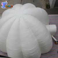 China Portable White Inflatable Geodesic Dome Tent Lightweight Odorless OEM for sale