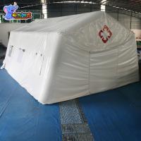 China Temporary Medical Inflatable Emergency Shelter Corrosion Resistant 6-Level Wind Force 3-5 Min Setup for sale