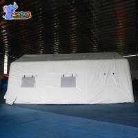 China Temporary Medical Inflatable Emergency Shelter Corrosion Resistant 6-Level Wind Force 3-5 Min Setup for sale