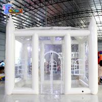 China Clear Castle Inflatable Dome Tent Advertising Marquee 5-6 Wind Resistance 8-10 Min Setup for sale