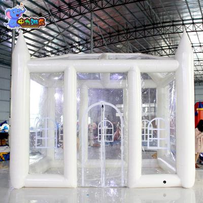China Clear Castle Inflatable Dome Tent Advertising Marquee 5-6 Wind Resistance 8-10 Min Setup for sale