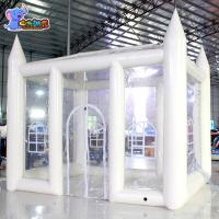 China Clear Castle Inflatable Dome Tent Advertising Marquee 5-6 Wind Resistance 8-10 Min Setup for sale