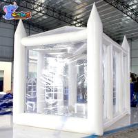 China Clear Castle Inflatable Dome Tent Advertising Marquee 5-6 Wind Resistance 8-10 Min Setup for sale