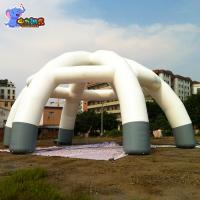 China Customized Giant Inflatable Spider Dome Tent Marquee White Limestone for sale