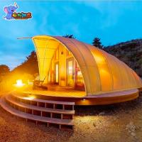China Panoramic Dome Glamping Tent Hotel Resort UV Resistant 270 Degree Glass for sale