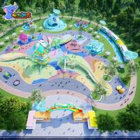 China Custom Large Outdoor Amusement Equipment Animal Theme Park 2000sqm for sale