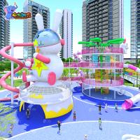 China Custom Large Outdoor Amusement Equipment Animal Theme Park 2000sqm for sale
