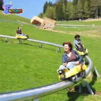 China Customization Outdoor Adventure Amusement Equipment Single Track Roller Coaster for sale