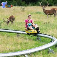 China Customization Outdoor Adventure Amusement Equipment Single Track Roller Coaster for sale