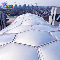 China Outdoor Architecture Tensile Membrane Structure Steel Membrane Structure for sale