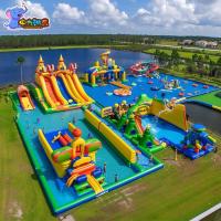China Large Inflatable Water Park Water Obstacle Course Electric Obstacle Course for sale