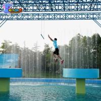 China Large Inflatable Water Park Water Obstacle Course Electric Obstacle Course for sale