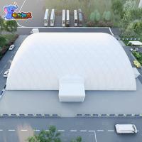 China Inflatable Sports Dome 30m Span Constant Temperature Air Dome Structure PVDF Membrane for sale