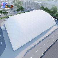 China Inflatable Sports Dome 30m Span Constant Temperature Air Dome Structure PVDF Membrane for sale