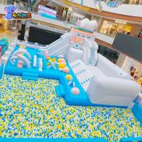 China Ocean Fantasy Inflatable Bouncy Castle 6m x 10m Commercial Grade Kids Play Center for sale