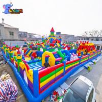 China Outdoors Inflatable Bounce House Inflatable Theme Park Inflatable Bouncy Castle for sale