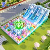 China Large Inflatable Bouncy Castle Inflatable Obstacle Course Bounce House for sale
