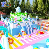 China Large Inflatable Bouncy Castle Inflatable Obstacle Course Bounce House for sale