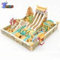 China Customizable Inflatable Bouncy Castle with Slide for Kids 3-12 Years 8-10m for sale