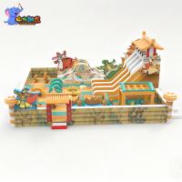 China Customizable Inflatable Bouncy Castle with Slide for Kids 3-12 Years 8-10m for sale