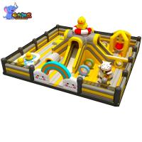 China Customization Inflatable Bounce House With Slide Children Playground Indoor for sale