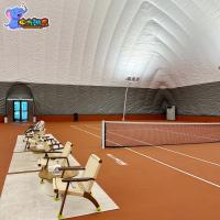 China Custom Inflatable Sports Dome Air Supported Structure Tennis Court 40m Span for sale