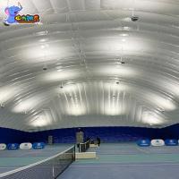 China Custom Inflatable Sports Dome Air Supported Structure Tennis Court 40m Span for sale