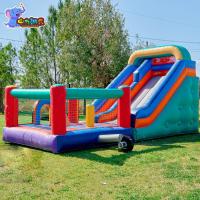 China Custom Kids Inflatable Bounce House Bouncy Castle 10-15 sqm PVC for sale