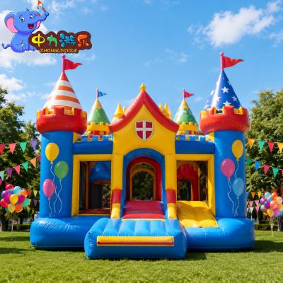 China Custom Holiday Theme Inflatable Castle 0.5mm PVC for Party Rental and Festivals for sale
